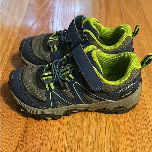 Merrell | Shoes | Merrell Kids Blue And Green Shoes | Poshmark